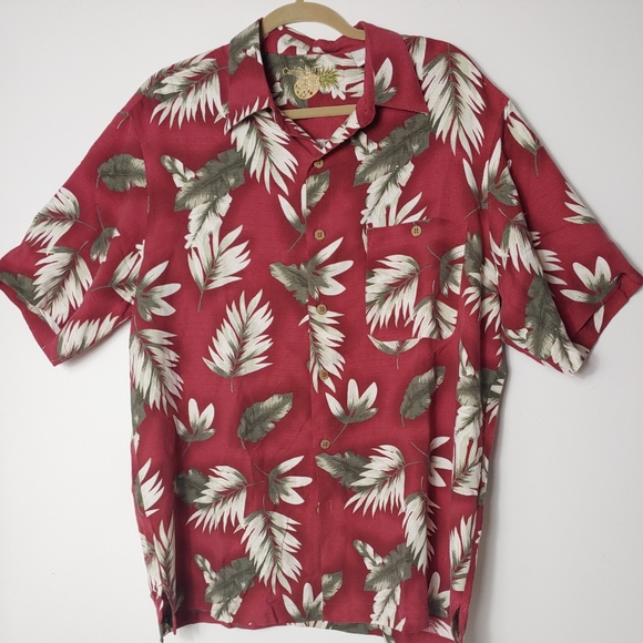 Caribbean | Shirts | Caribbean Mens Shirt 0 Silk Large Hawaiian ...